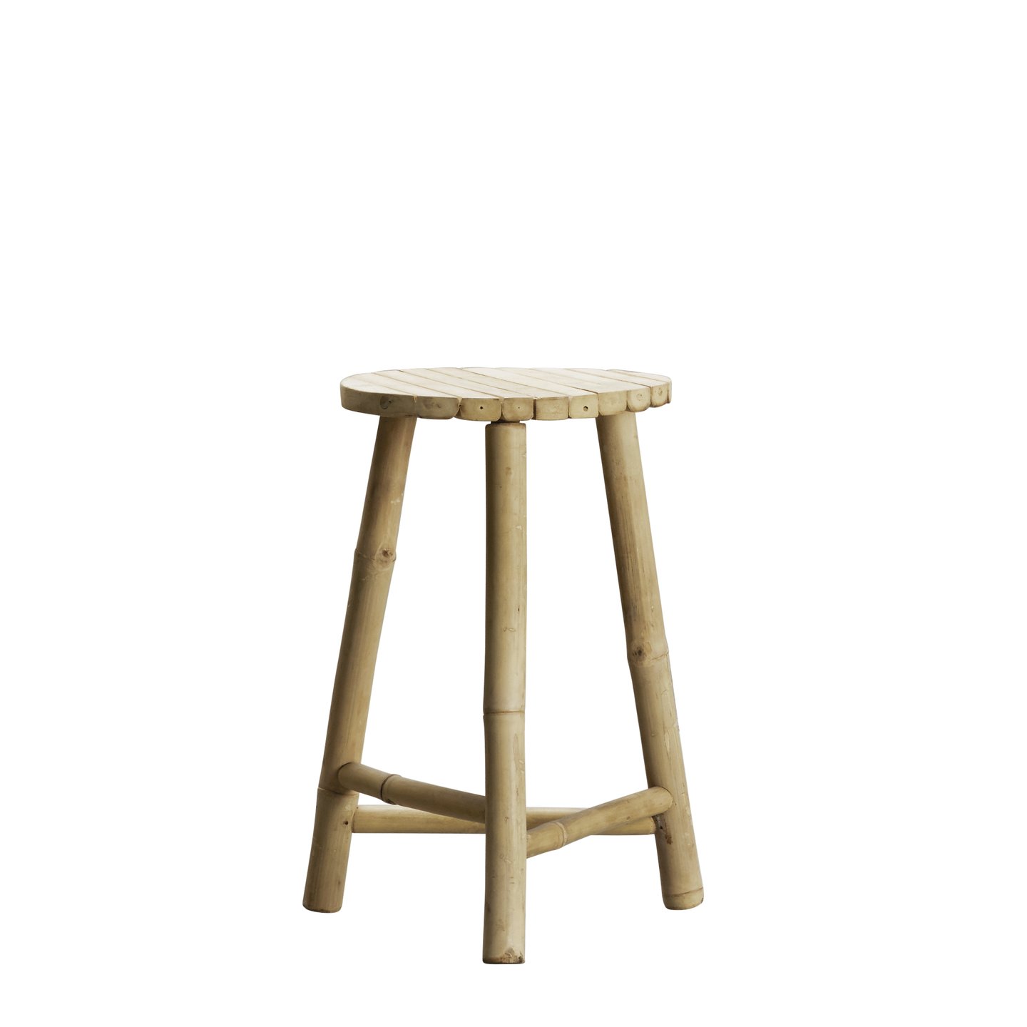 Bamboo stool which also works well as place for plants | Products ...
