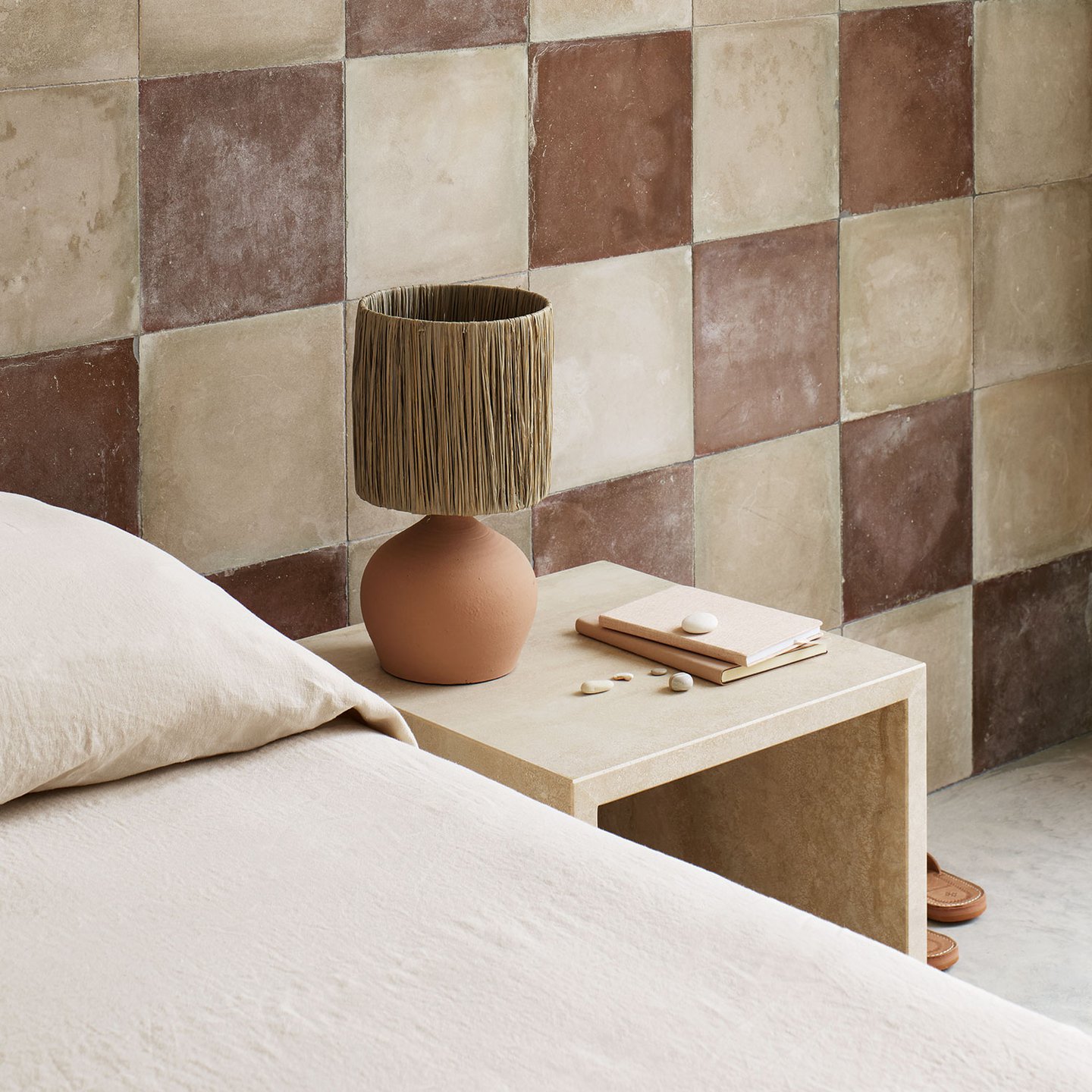 Small clay lamp in the colour tile | Products | Tine K Home