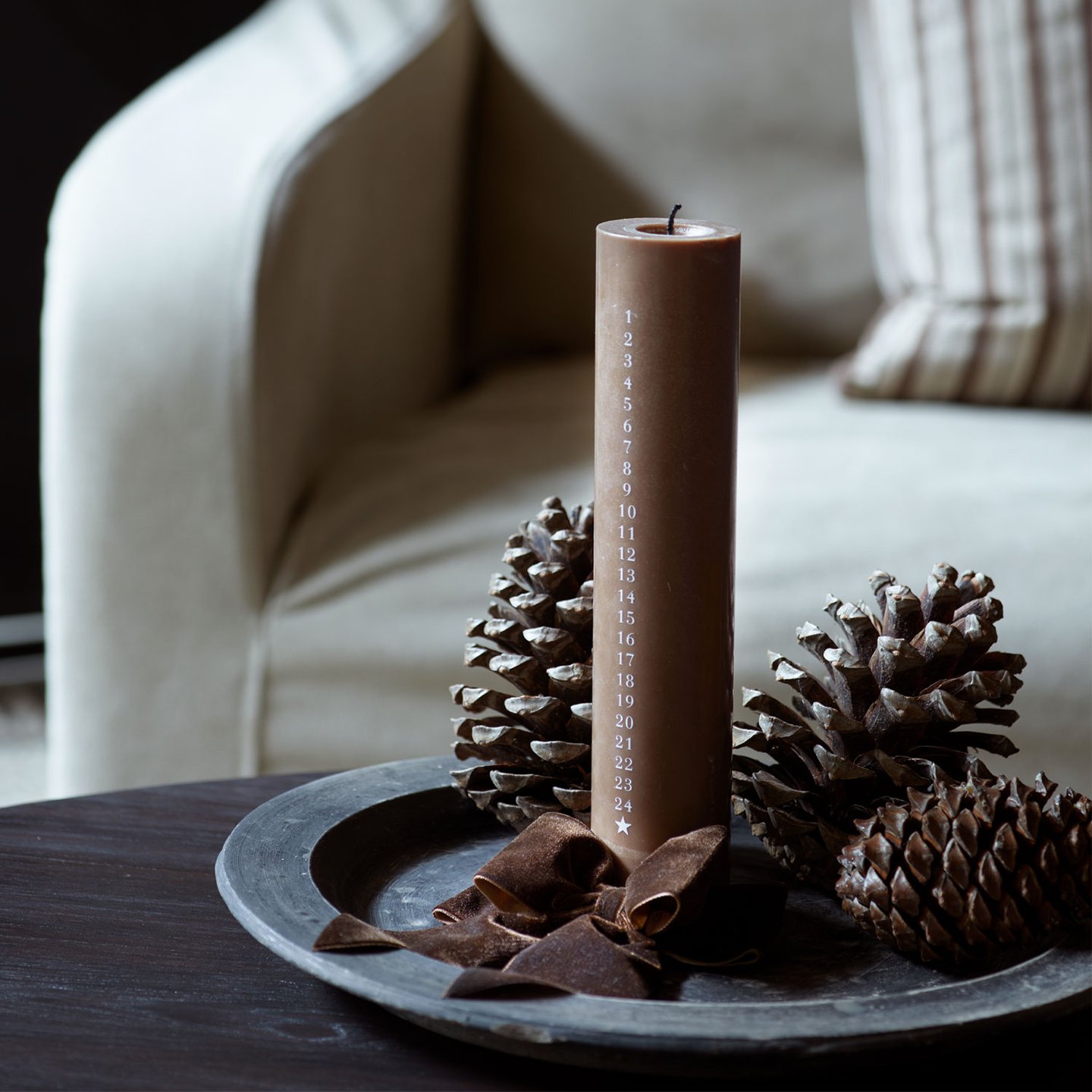 CHRISTMAS CANDLE | HAZEL | 30 CM | Products | Tine K Home